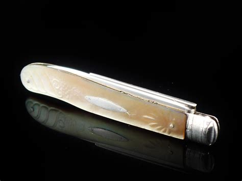 Antique Silver Folding Fruit Knife Nathaniel Creswick And Co Sheffield 1834 Dart Silver Ltd