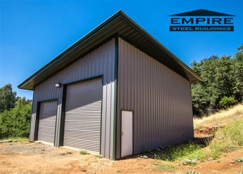 30 X 40 Single Slope Steel Building In California 30x40 Metal