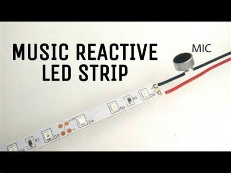 Music Reactive Led Strip How To Make Music Reactive 12v Led Strip Using One Mosfet Artofit