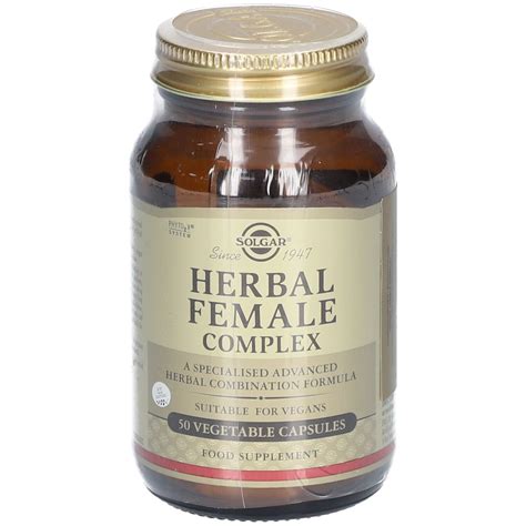 Solgar Herbal Female Kruidencomplex voor Vrouwen 50 St - Farmaline