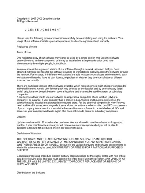 License English Pdf Software License