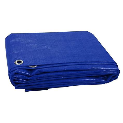 Kav Universal 120 Gsm Tarpaulin Waterproof Heavy Duty Cover Sheet For Garden Furniture 18x24 Ft