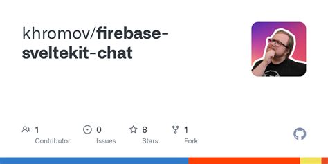 Github Khromovfirebase Sveltekit Chat