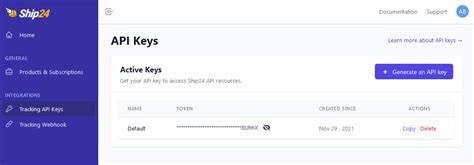 getting started ship24 tracking api documentation