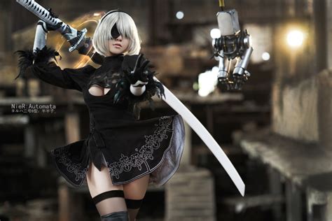 Cosplay 尼尔:机械纪元 ヨルハ二号b型 小姐姐 二次元cos 幻猫acg Cosplay 尼尔:机械纪元 ヨルハ二号b型 小姐姐 二次元cos 幻猫acg