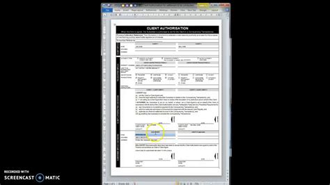 Pexa Authorisation Form Youtube