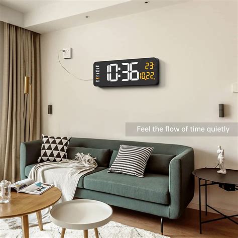 Buy Digital Wall Clock Large Display 16 2 Large Digital Wall Clock