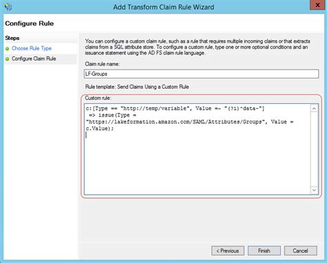 Set Up Federated Access To Amazon Athena For Microsoft Ad Fs Users Using Aws Lake Formation And