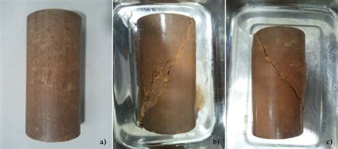 General Condition Of The OPC S Specimens A Before Testing B After Download Scientific