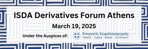 As Isda Celebrates Its 40th Anniversary In 2025 It Is Holding The First Ever Derivatives Forum