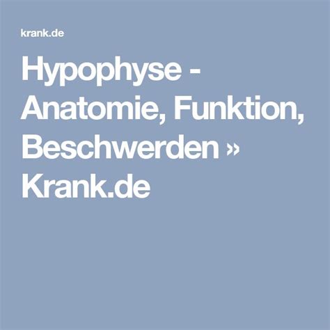 Hypophyse