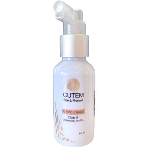 Cutem TÓnico Capilar Clob 5 Clobetasol 005 60ml Farmacia Cutem