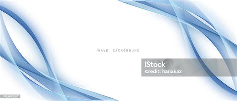 푸른 파도 추상적 인 배경 현대적인 디자인 벡터 일러스트 레이 션 0명에 대한 스톡 벡터 아트 및 기타 이미지 0명 3차원 형태 건강관리와 의술 Istock