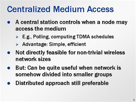 Network Kernel Architectures And Implementation 01204423 Medium Access