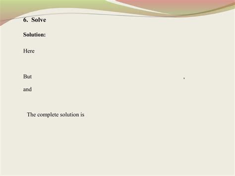 Linear Differential Equation With Constant Coefficient Ppt
