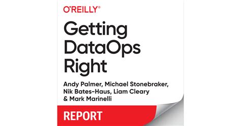 Getting Dataops Right Book