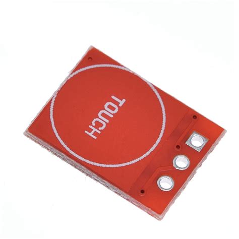 TTP Touch Button Module Capacitor Type Single Channel Self Locking Touch Switch Sensor For