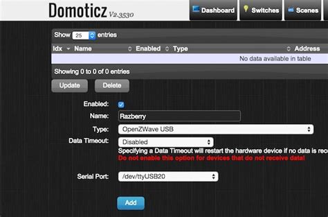 installing domoticz on your raspberry with razberry yellington ab