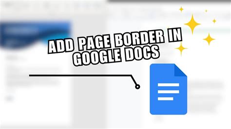 ⭐ SIMPLE: How To Add Page Border In Google Docs - Full Guide | Full How ...
