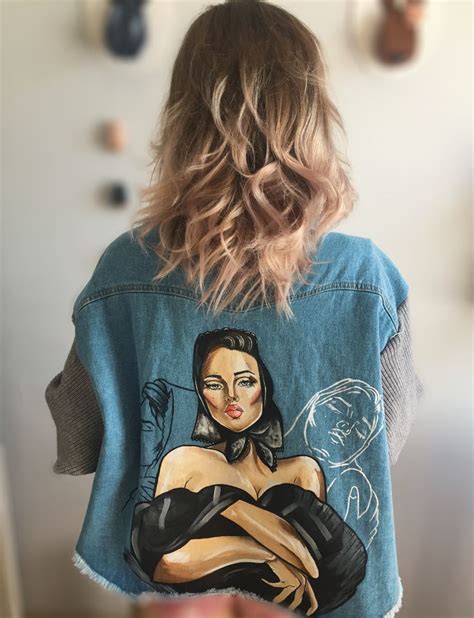 Роспись Одежды | Denim jacket, Sweatshirts, Fashion