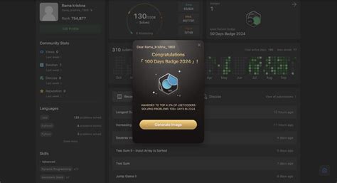 Leetcodejourney 100daysofcode Keeplearning Rama Krishna