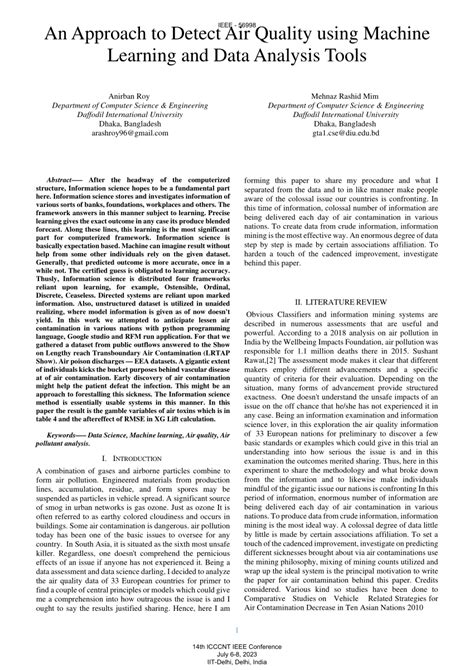 Pdf An Approach To Detect Air Quality Using Machine Learning And Data