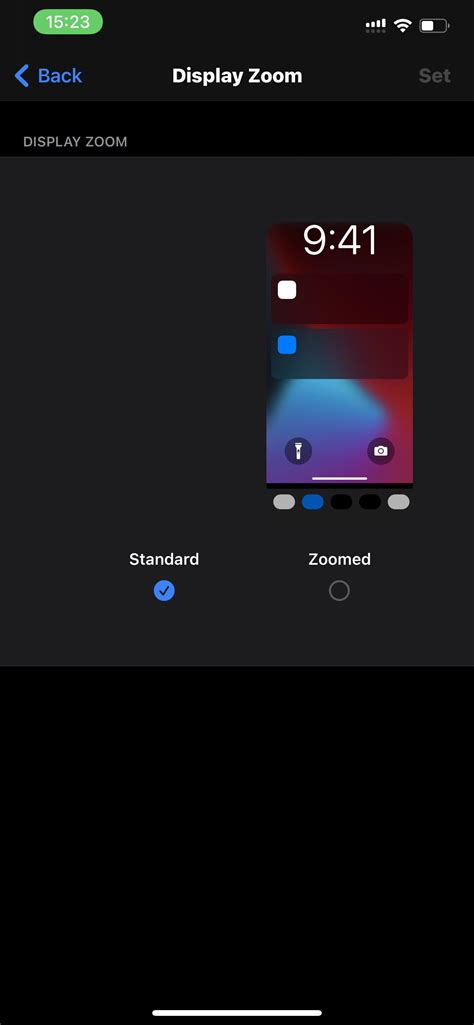 Display Zoom Standard Preview Missing Also After A Restart Ios 14 Beta 4 Xs Max Riosbeta