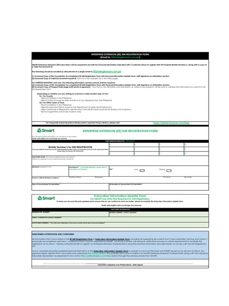 Ee Sim Card Registration V11 041223 Pdf Identity Document Access