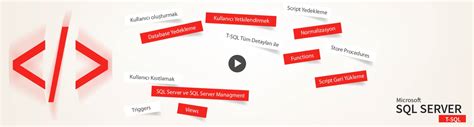 Microsoft Sql Server ve T Sql Eğitim Seti Sanal Öğretim