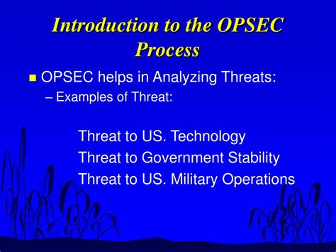 Ppt The Following Mini Presentation On Opsec Is Taken From A Us Air