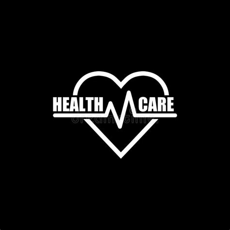 Icono De Salud Aislado En Un Fondo Oscuro Ilustración Del Vector