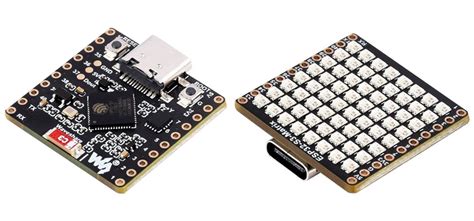 scott c lemon on linkedin esp32 s3 matrix board features 64 leds