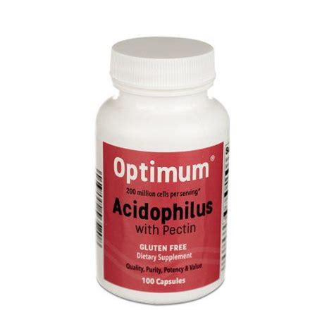 Acidophilus Lactobacillus W Pectin Probiotic Capsules
