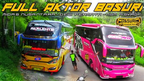 🔴 KOMPILASI TELOLET BASURI !! DEWI PERMATA X MSM ASYROF !! TELOLET BUS 2023 - YouTube