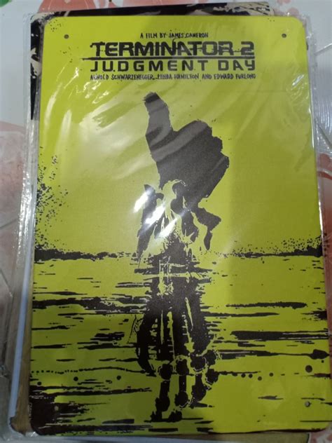 Terminator Tin Poster Hobbies And Toys Collectibles And Memorabilia