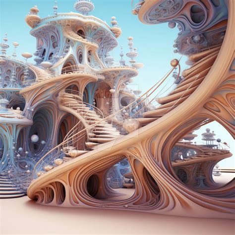 Abstract Fractal Fantasy City Illustration By Coolarts223 On Deviantart