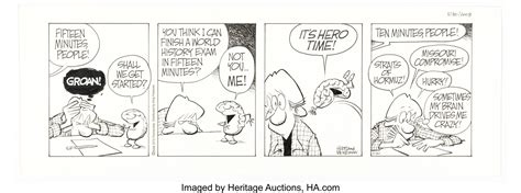 Jerry Scott And Jim Borgman Zits Daily Comic Strip Original Art Lot 81018 Heritage Auctions