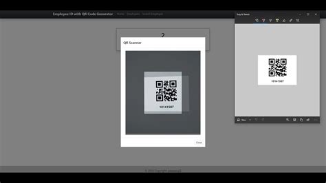 Employee Id Card Generator With Qr Code In Django Demo Youtube