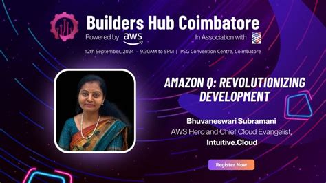Bhuvaneswari Subramani On Linkedin Learn Awscommunity Aws