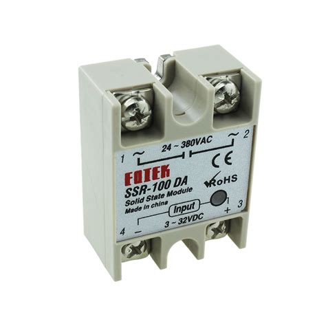 SSR DA A Load Current Single Phase Solid State Relay China Single Phase Solid State Relay