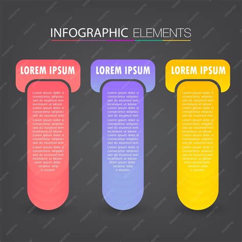 현대 텍스트 상자 템플릿 인포 그래픽 배너 프리미엄 벡터
