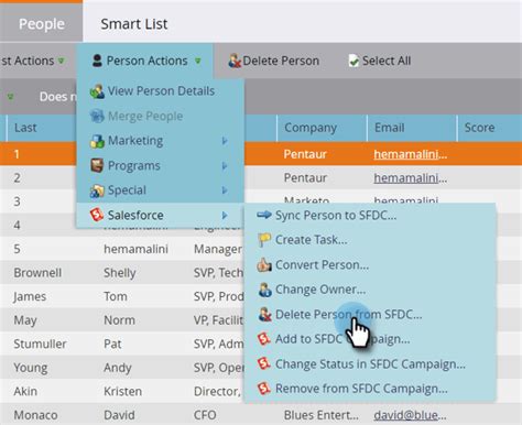 Delete Person From Sfdc Adobe Marketo Engage