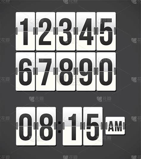 倒数计时器素材 花瓣网