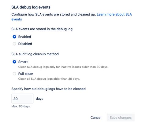 setting up slas jira service management data center and server 5 11