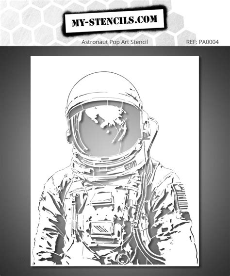 Space Stencils Astronaut And Space Exploration Designs