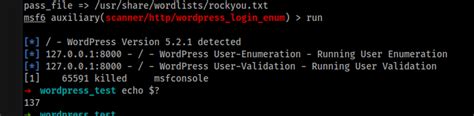 Msfconsole Crashing When Enumerating Wp Login · Issue 14471 · Rapid7metasploit Framework · Github