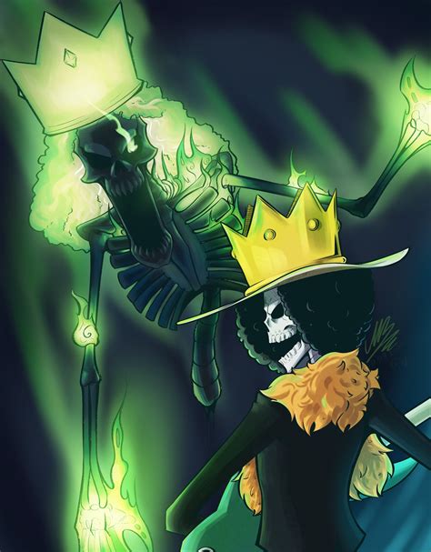 Safebooru Boy Afro Black Hair Brook One Piece Commentary Crown Hat Electric Guitar English