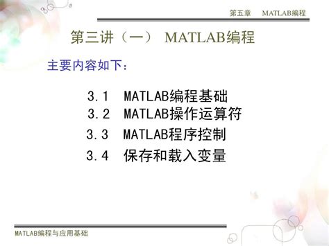 Matlab编程word文档在线阅读与下载无忧文档
