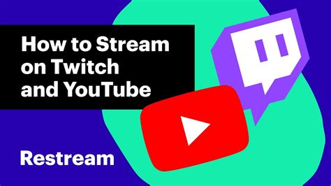 How To Stream To Youtube And Twitch At The Same Time Youtube