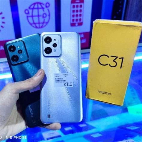 Jual Realme C31 4/64 & 3/32 gb bekas second fullset | Shopee Indonesia